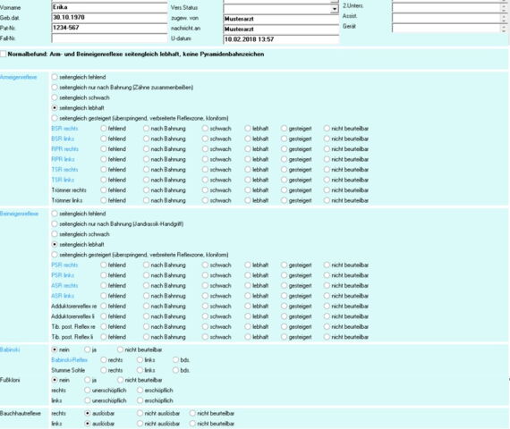 Körperliche Untersuchung - NEXUS / E&L